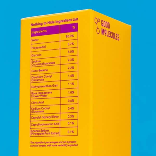Good Molecules’ “Nothing to Hide” Ingredient Lists: A Critique | Lab ...