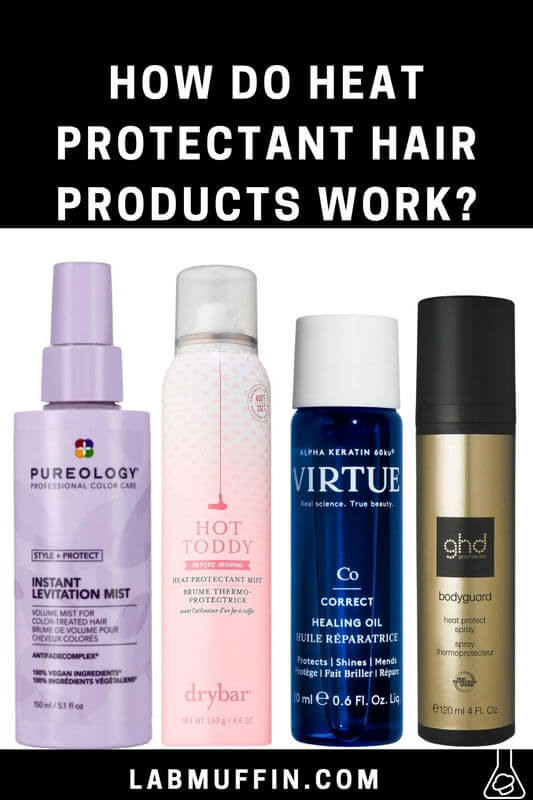 How do heat protectant hair products work? | Lab Muffin Beauty Science