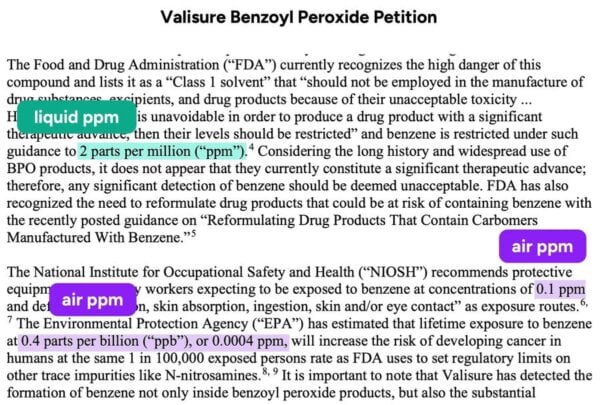 Benzene in your products, Part 1: Bad science | Lab Muffin Beauty Science